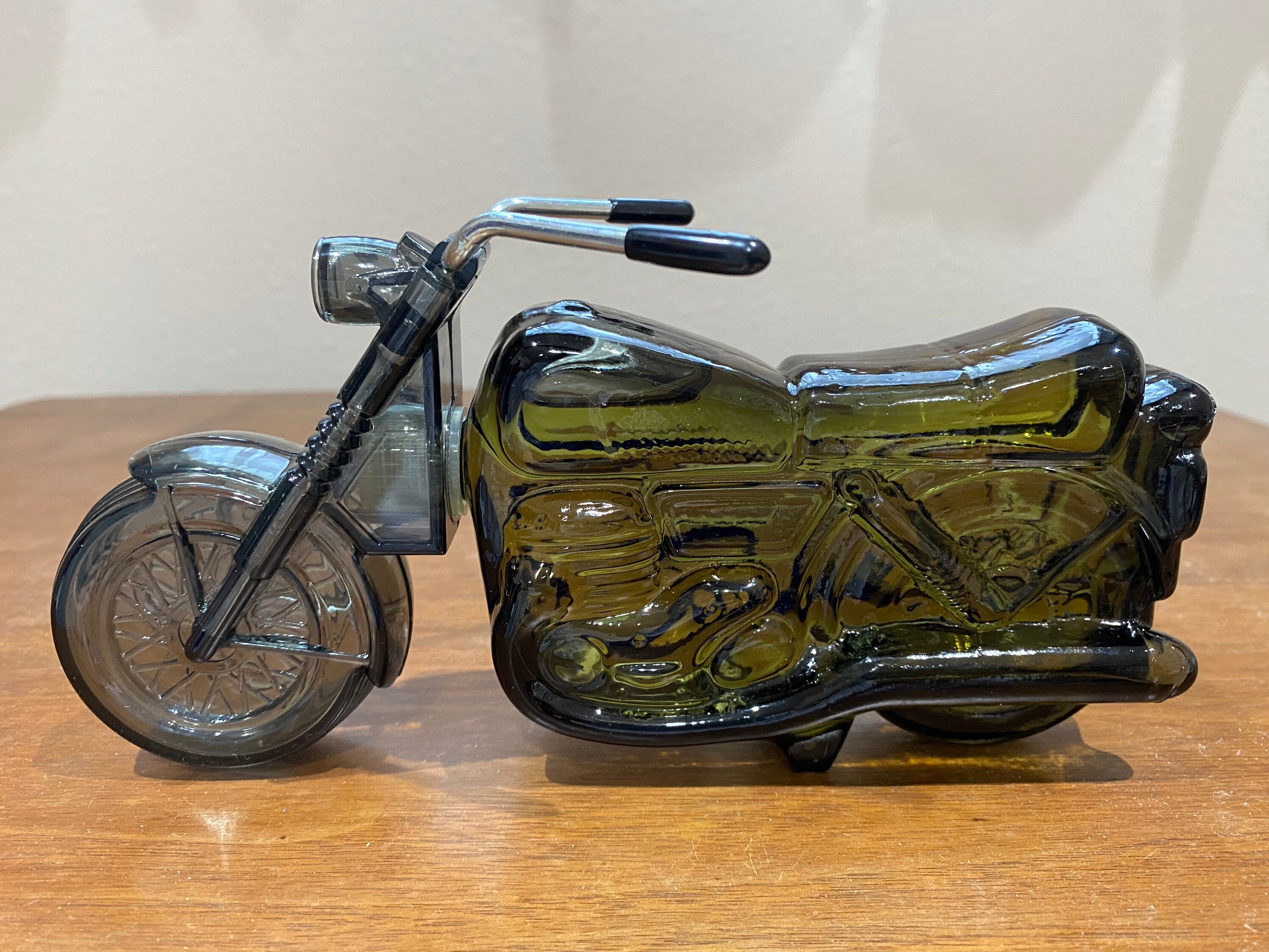 3-vtg. Avon Motorcycle Bottles. Gold emptygray full blue - Etsy