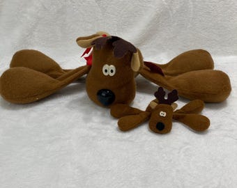 RODNEY and FRIENDS Vintage Reindeer Plush Build a Set Randy Rodney ...
