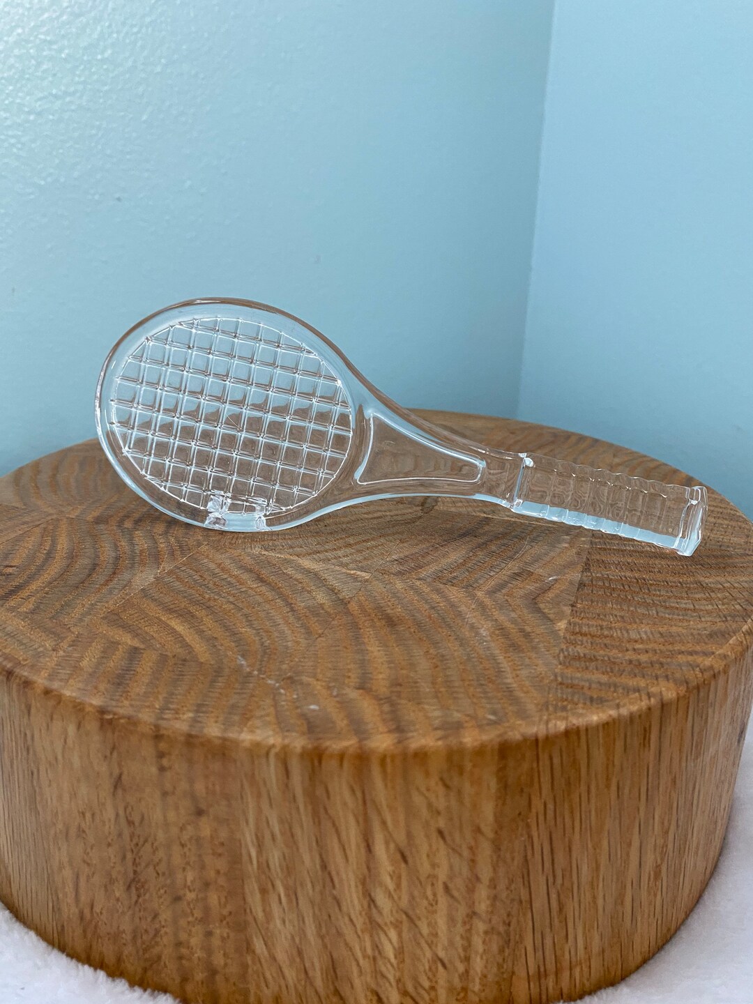 Waterford Crystal Tennis Racket Paperweight - Etsy