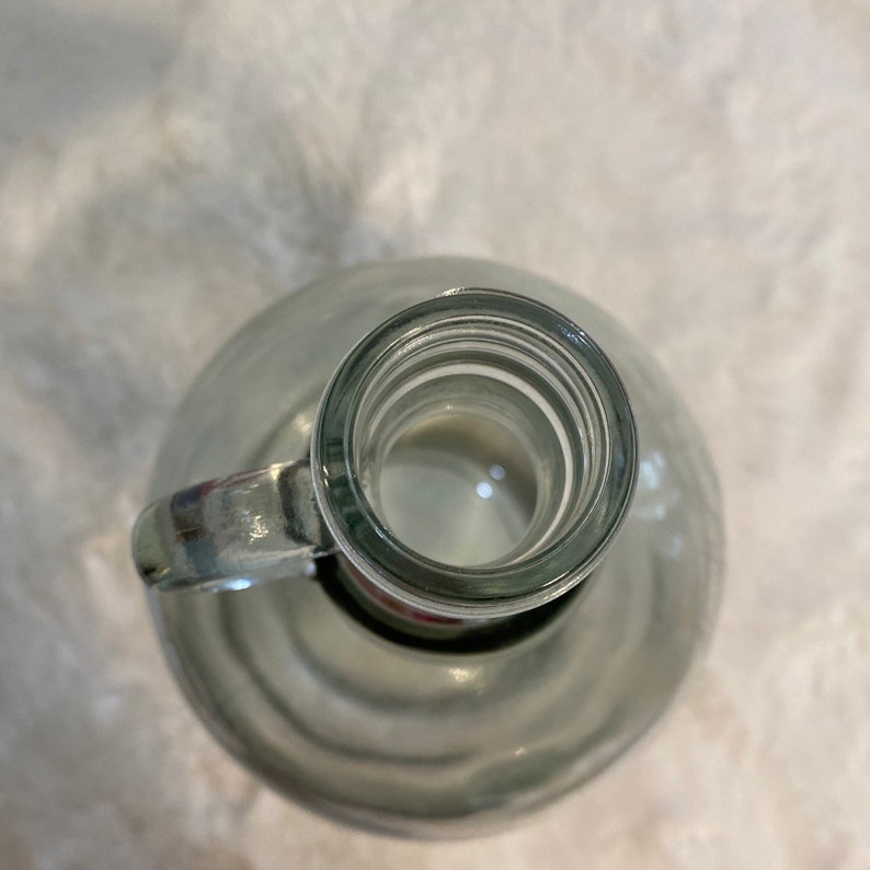 2 Liter Glass Jug/bottle With Finger Loop and Cork. - Etsy