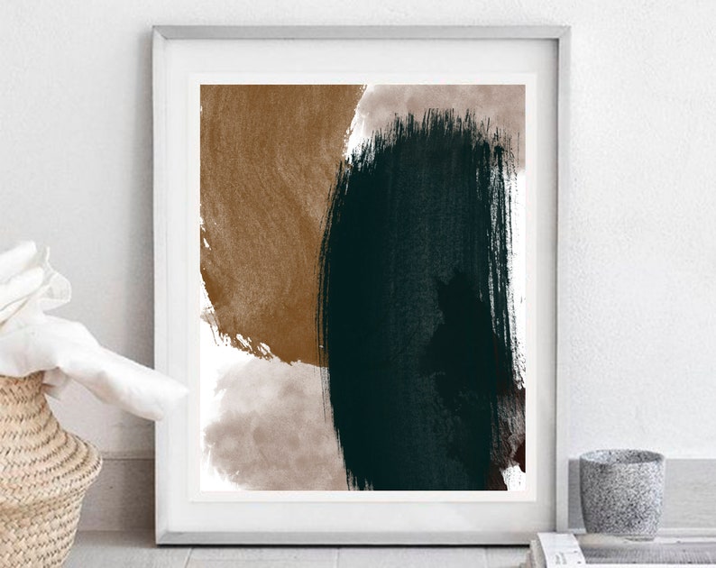 Abstract Digital Print Painting Contemporary Painting - Etsy