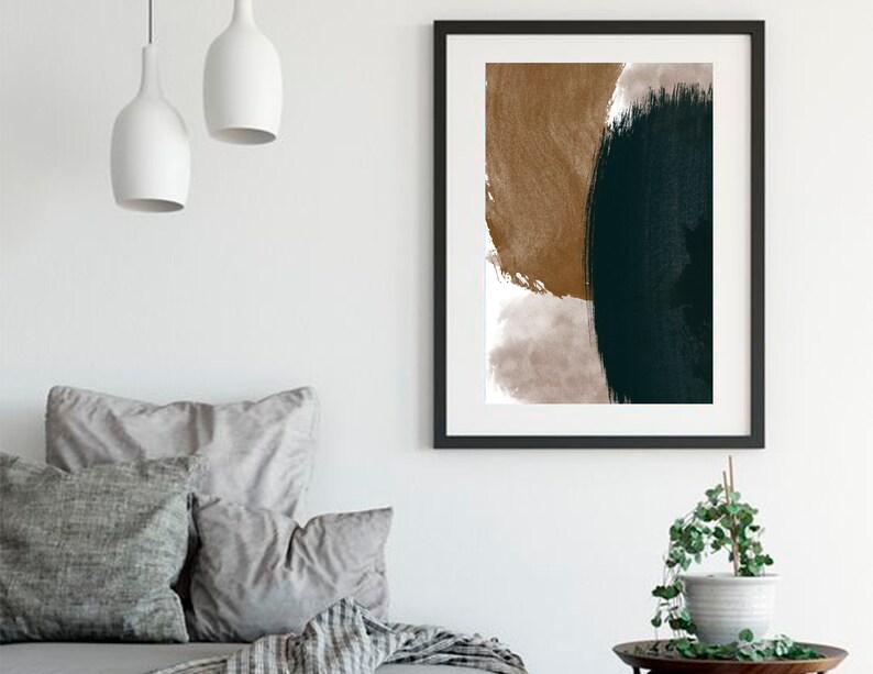 Abstract Digital Print Painting Contemporary Painting - Etsy