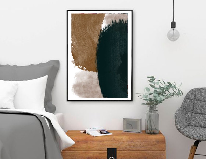 Abstract Digital Print Painting Contemporary Painting - Etsy