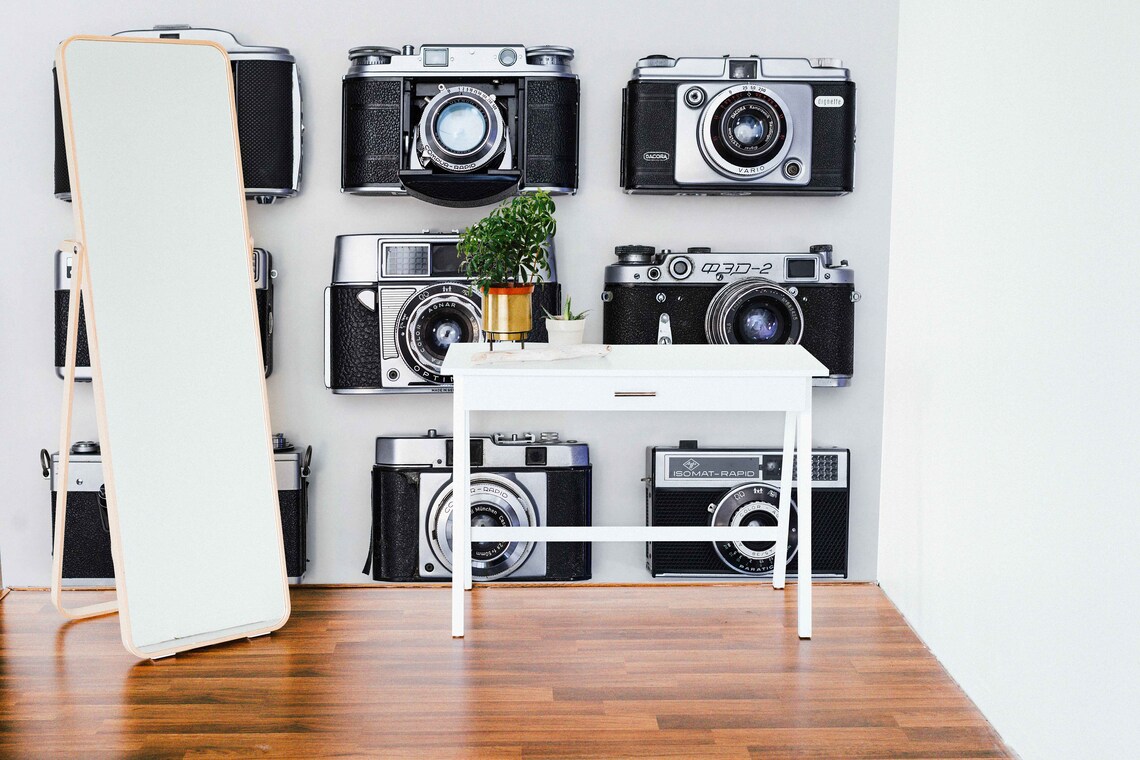 Old Camera Removable Wallpaper Wall Mural Peel and Stick - Etsy UK