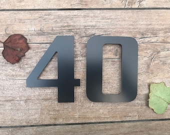 4 Inch Black House Numbers Traditional Address Numbers - Etsy
