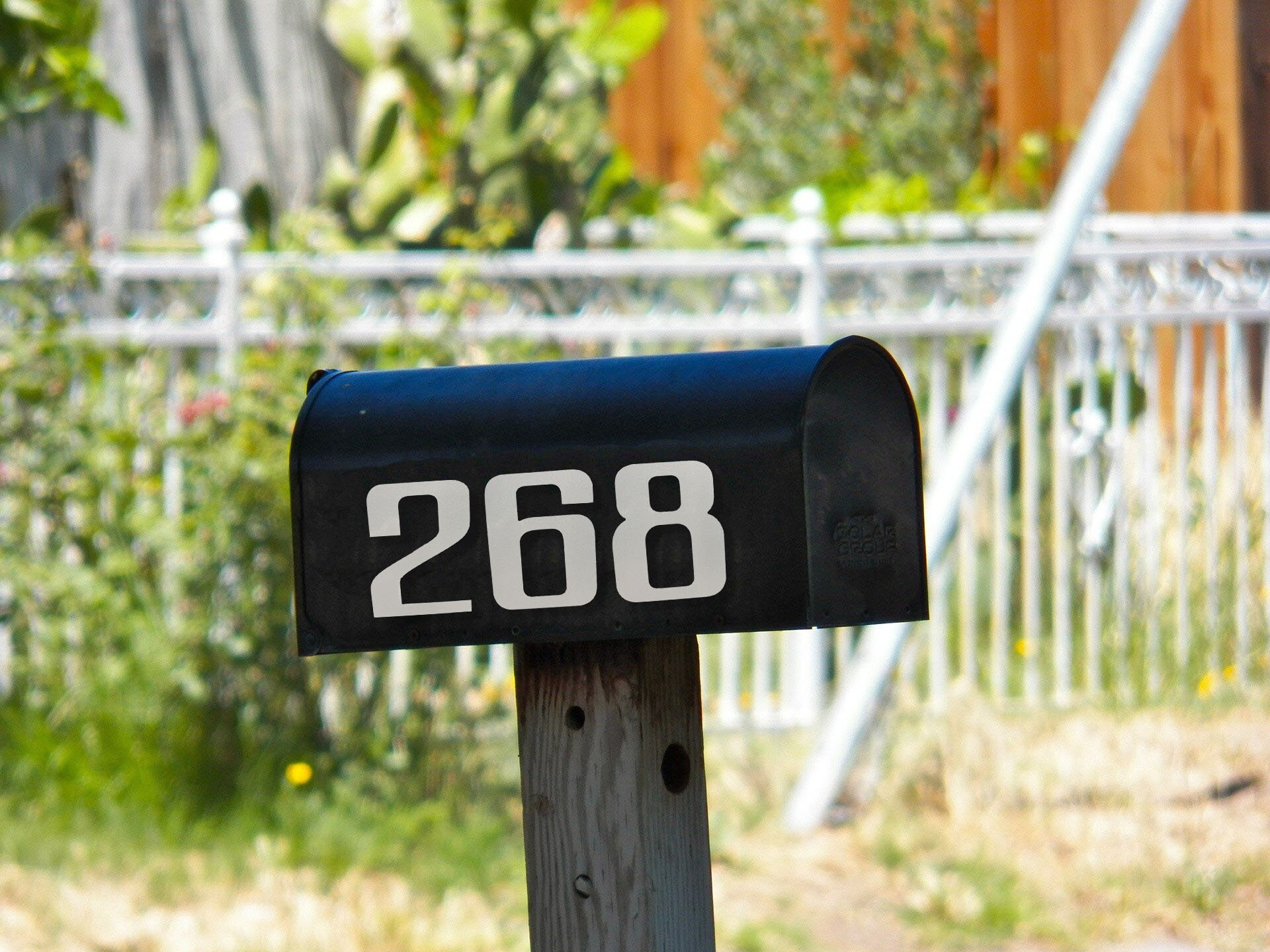 4 Address Modern House Numbers Metallic Silver | Etsy