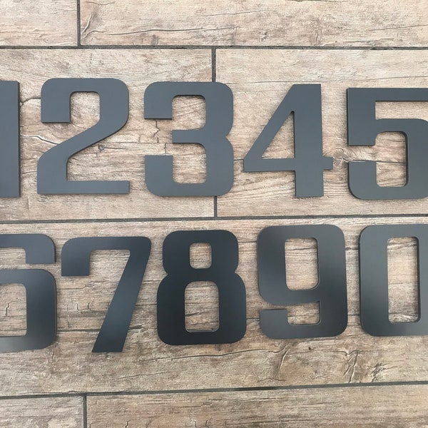 Modern House Numbers - Shop Online - Etsy