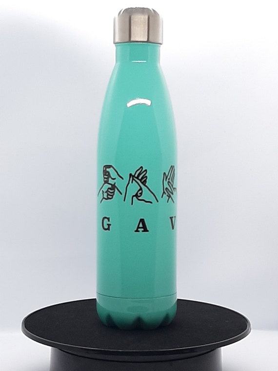 Green Bsl/auslan/nzsl Water Bottle - Etsy UK