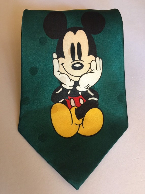 Vintage Cervantes Mickey Mouse Necktie by Cervantes N… - Gem