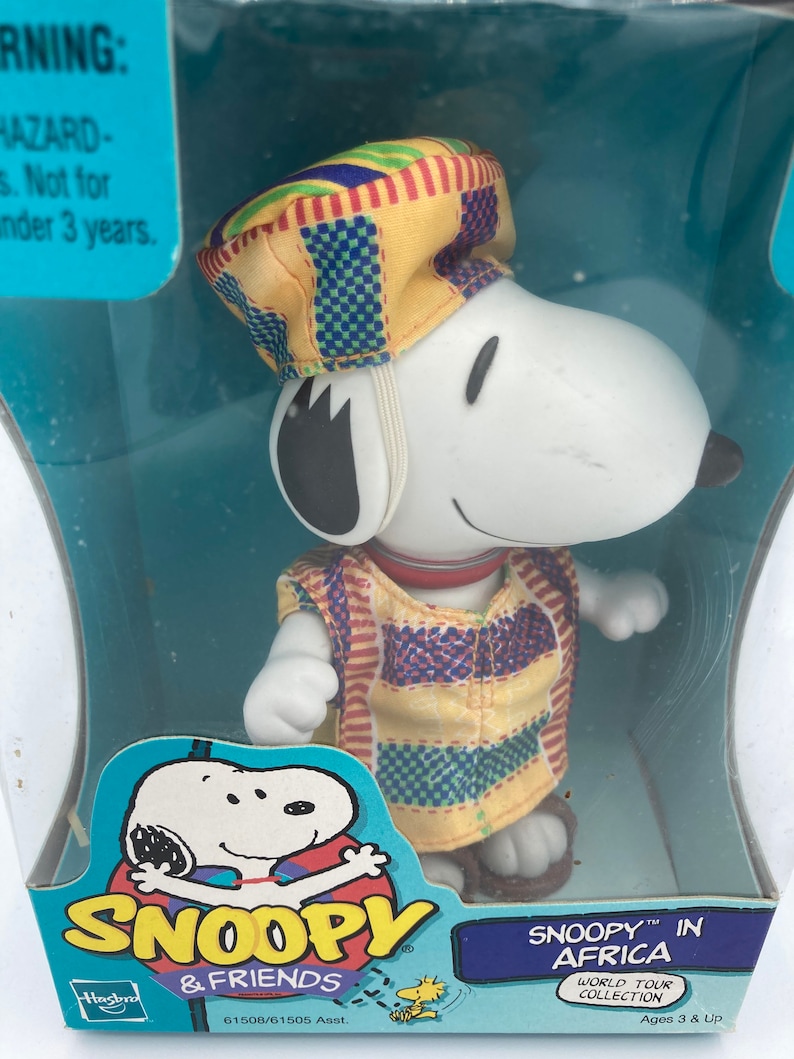 1999 Peanuts World Tour Collection Snoopy in Africa Fully - Etsy UK