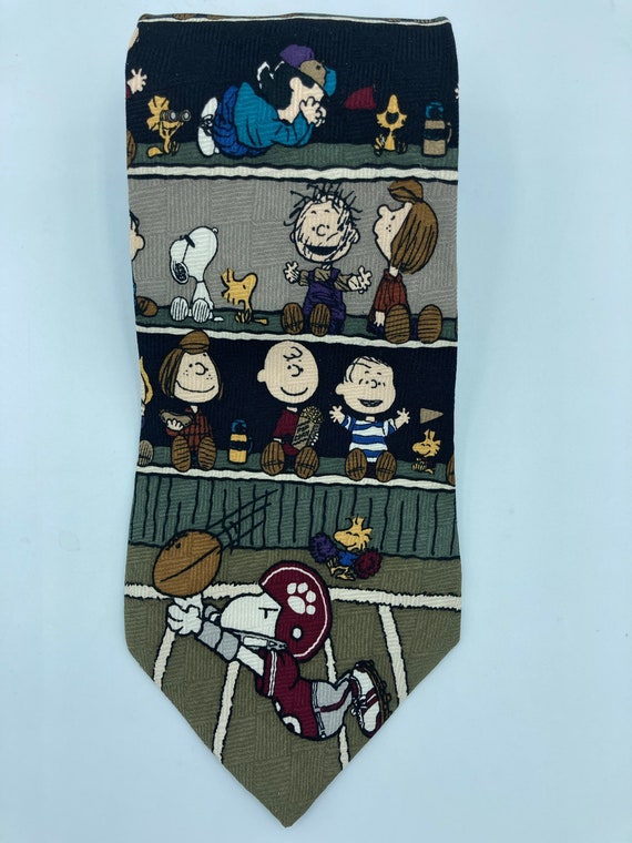 Vintage Snoopy “Rah! Rah! Rah!” Peanuts Necktie Salan… - Gem