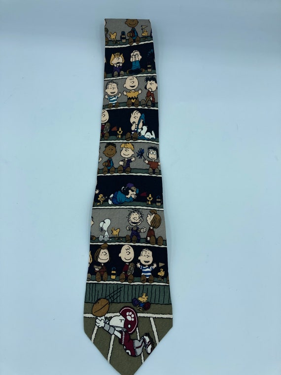 Vintage Snoopy “Rah! Rah! Rah!” Peanuts Necktie Salan… - Gem
