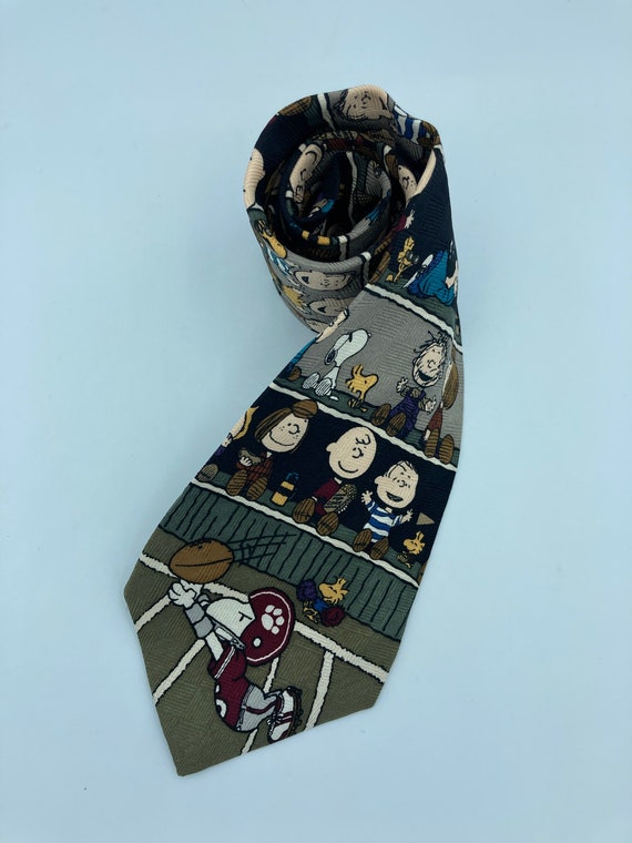 Vintage Snoopy “Rah! Rah! Rah!” Peanuts Necktie Salan… - Gem