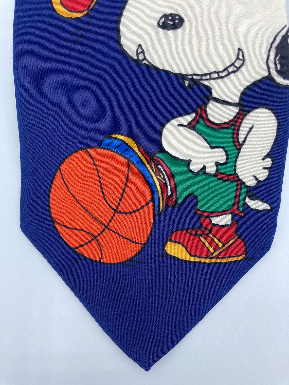 Vintage Last Second Hero Snoopy Peanuts Necktie Basketball | Etsy