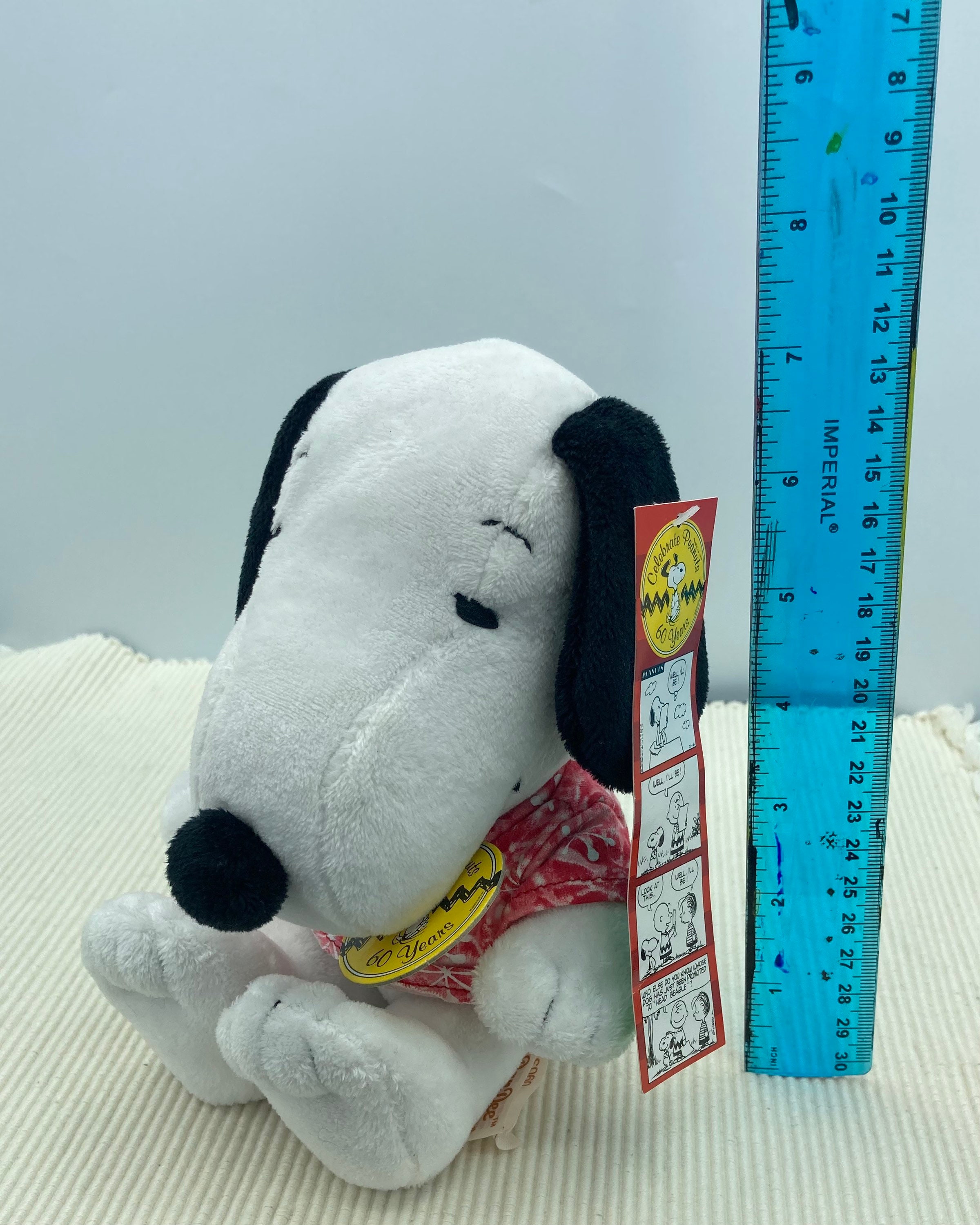Vintage Celebrate Peanuts 60 Years Snoopy Stuffed Toy by Dan - Etsy