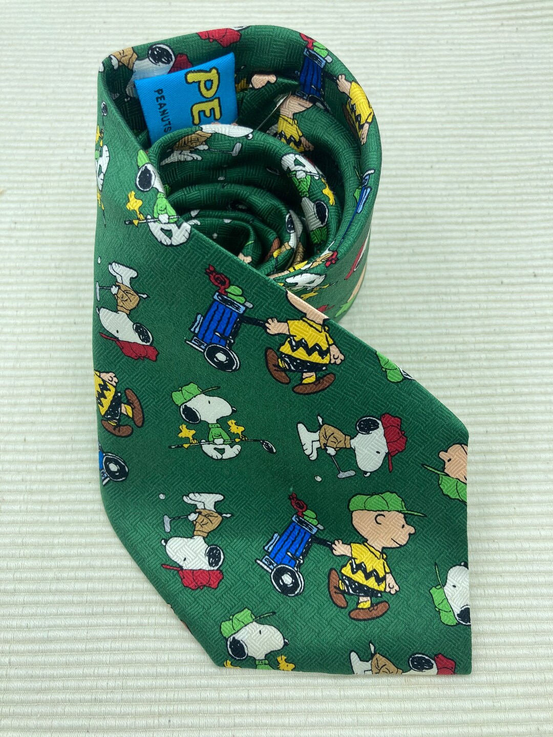 Vintage Peanuts Golf Day With Snoopy Charlie Brown and Woodstock Golf ...