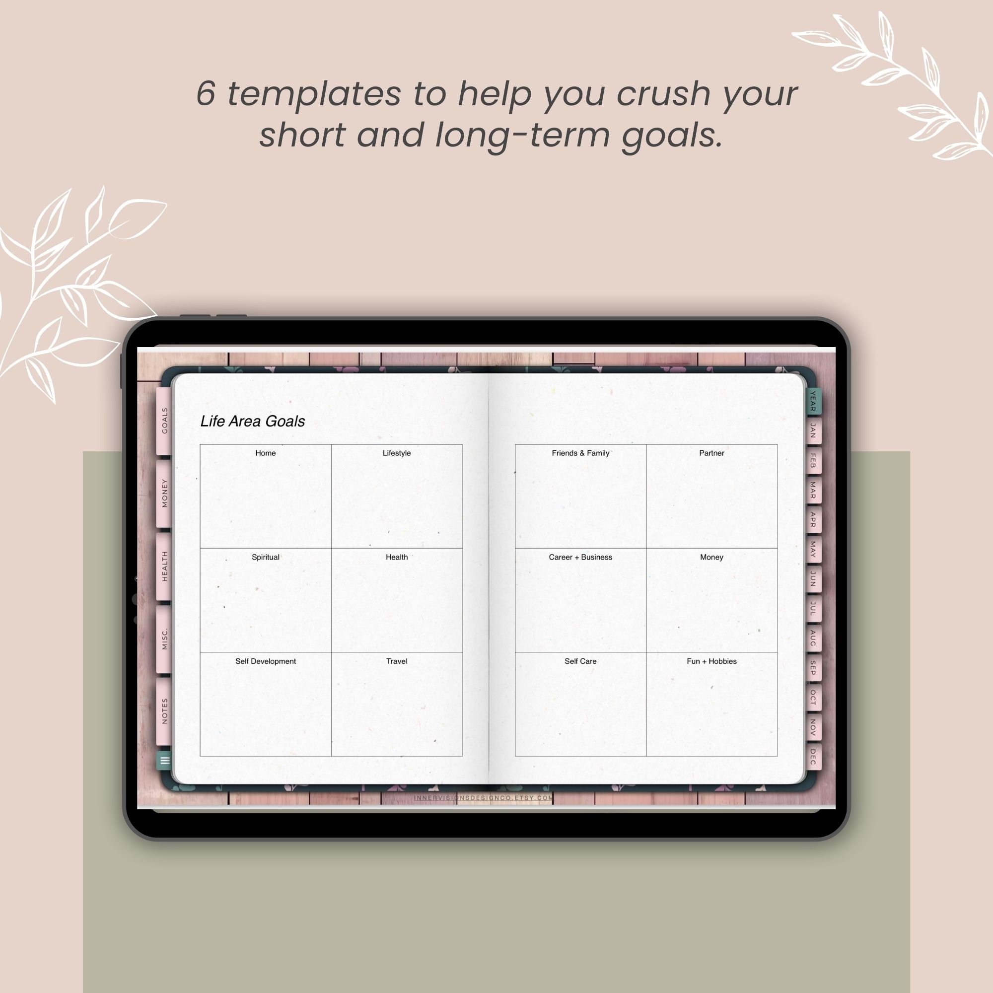 2024 Dated Digital Planner, Ultimate Life Planner, Daily Habit Tracker ...