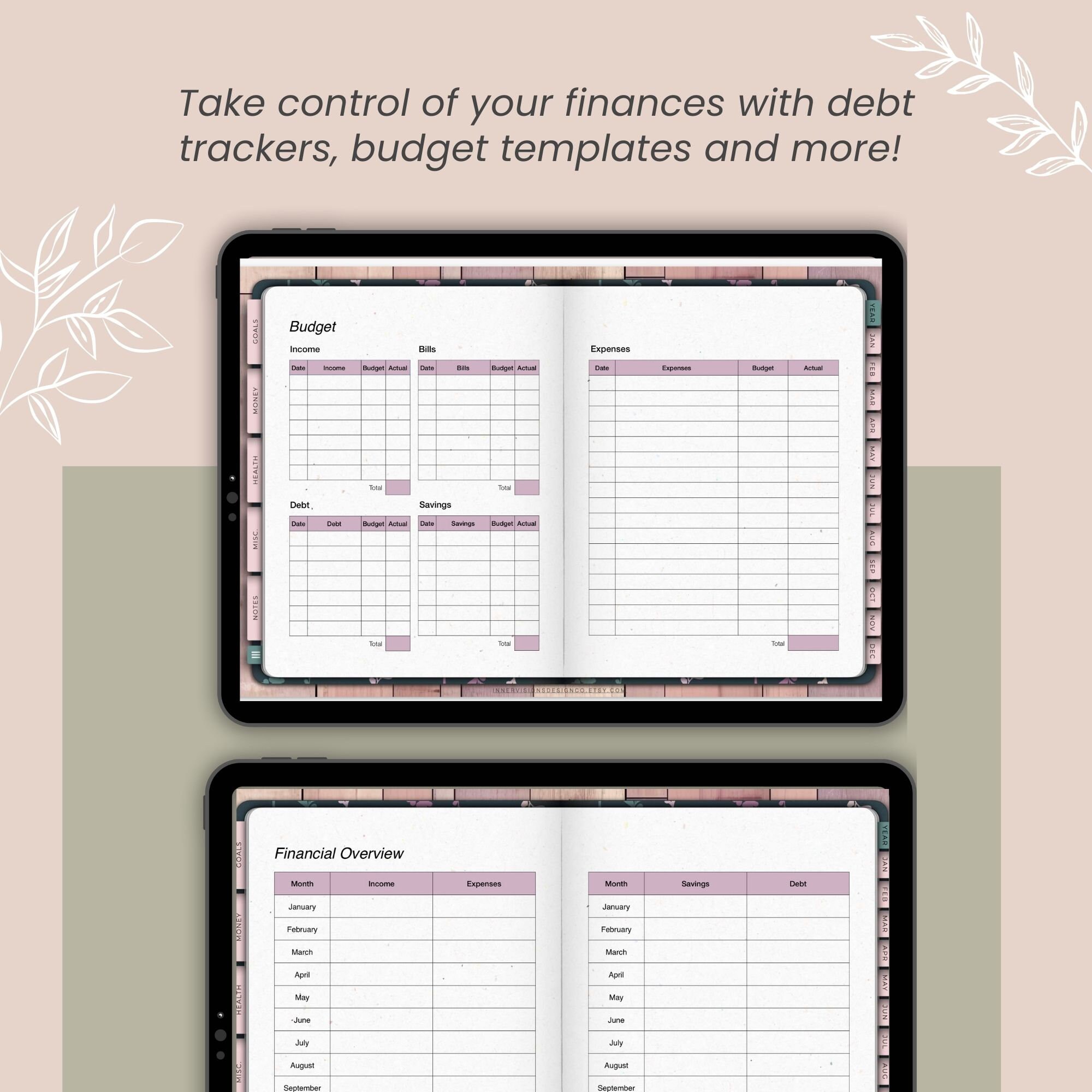 2024 Dated Digital Planner, Ultimate Life Planner, Daily Habit Tracker ...