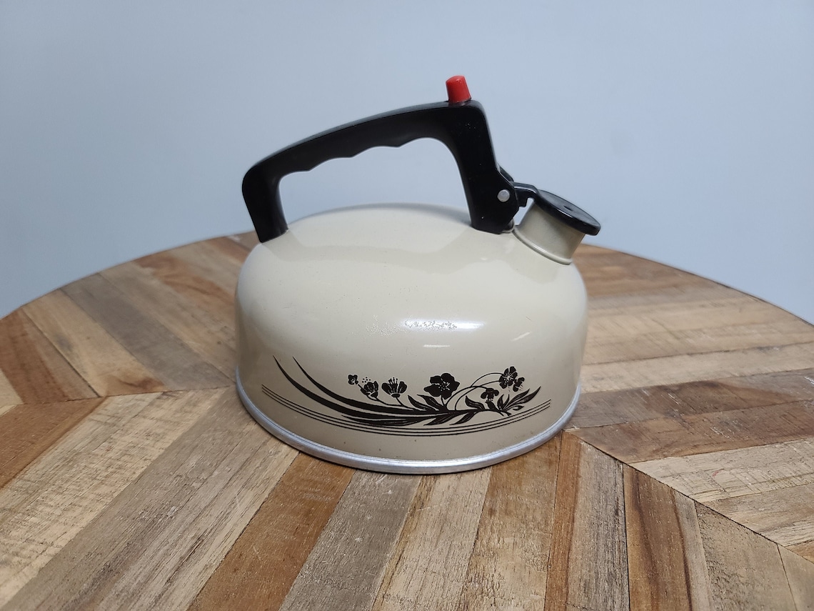 Vintage 70s Kettle Boho Chic Vintage Brown Kettle Metal | Etsy