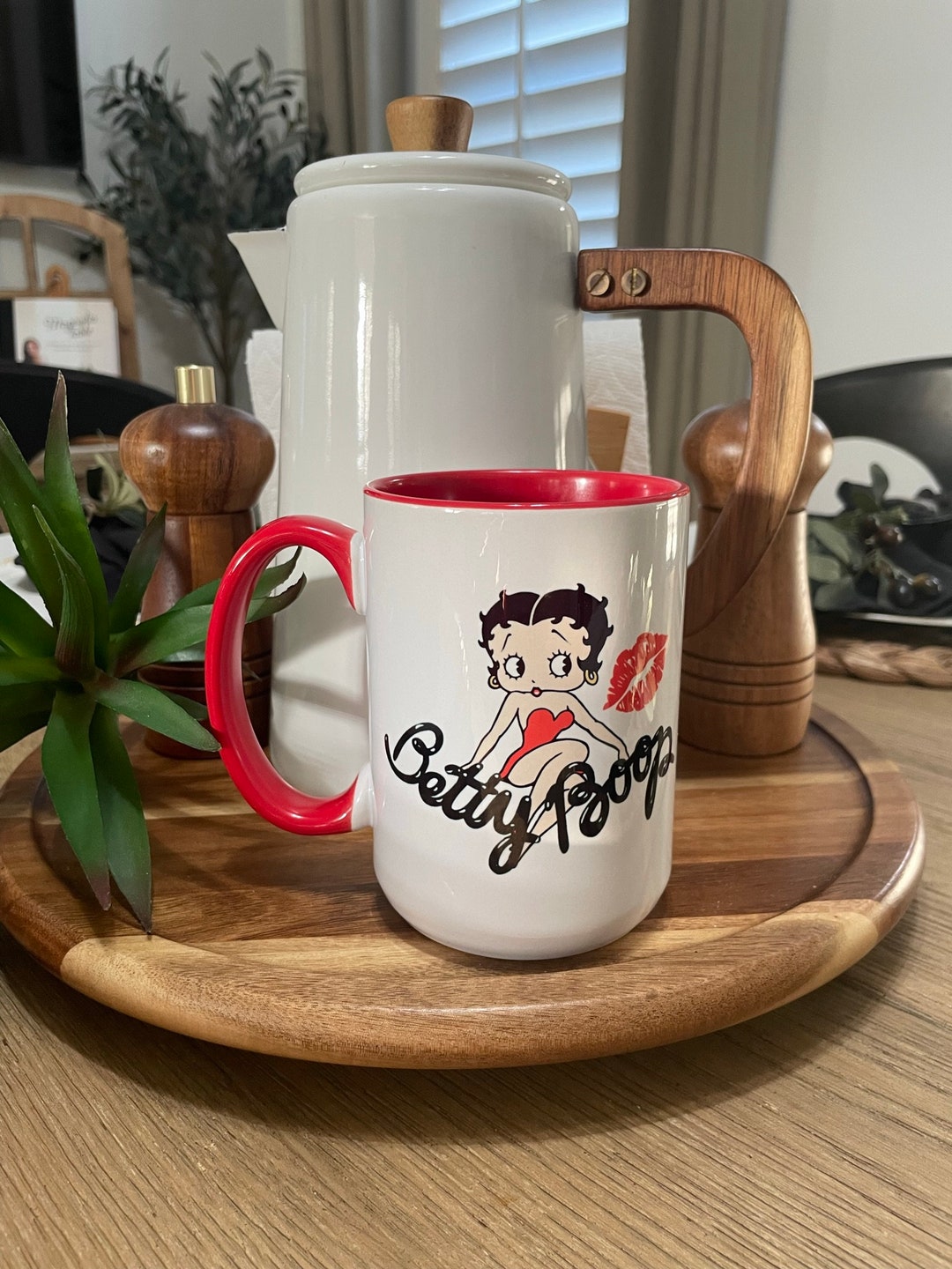 Betty Boop Inspired Coffee Mug | Personalized Mug | Animated Character ...