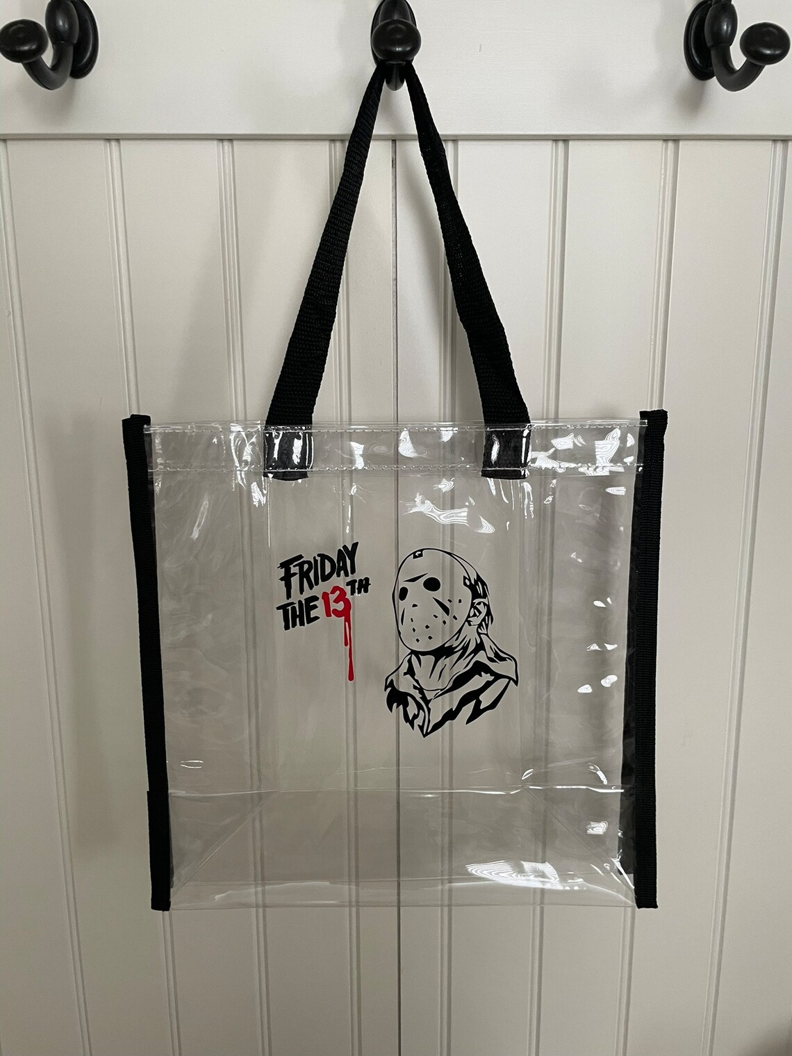 Jason-friday the 13th Tote Bag halloween Tote Bag Jason Stadium ...