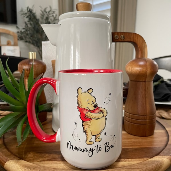 Mommy and Baby Winnie the Pooh Cups - Etsy