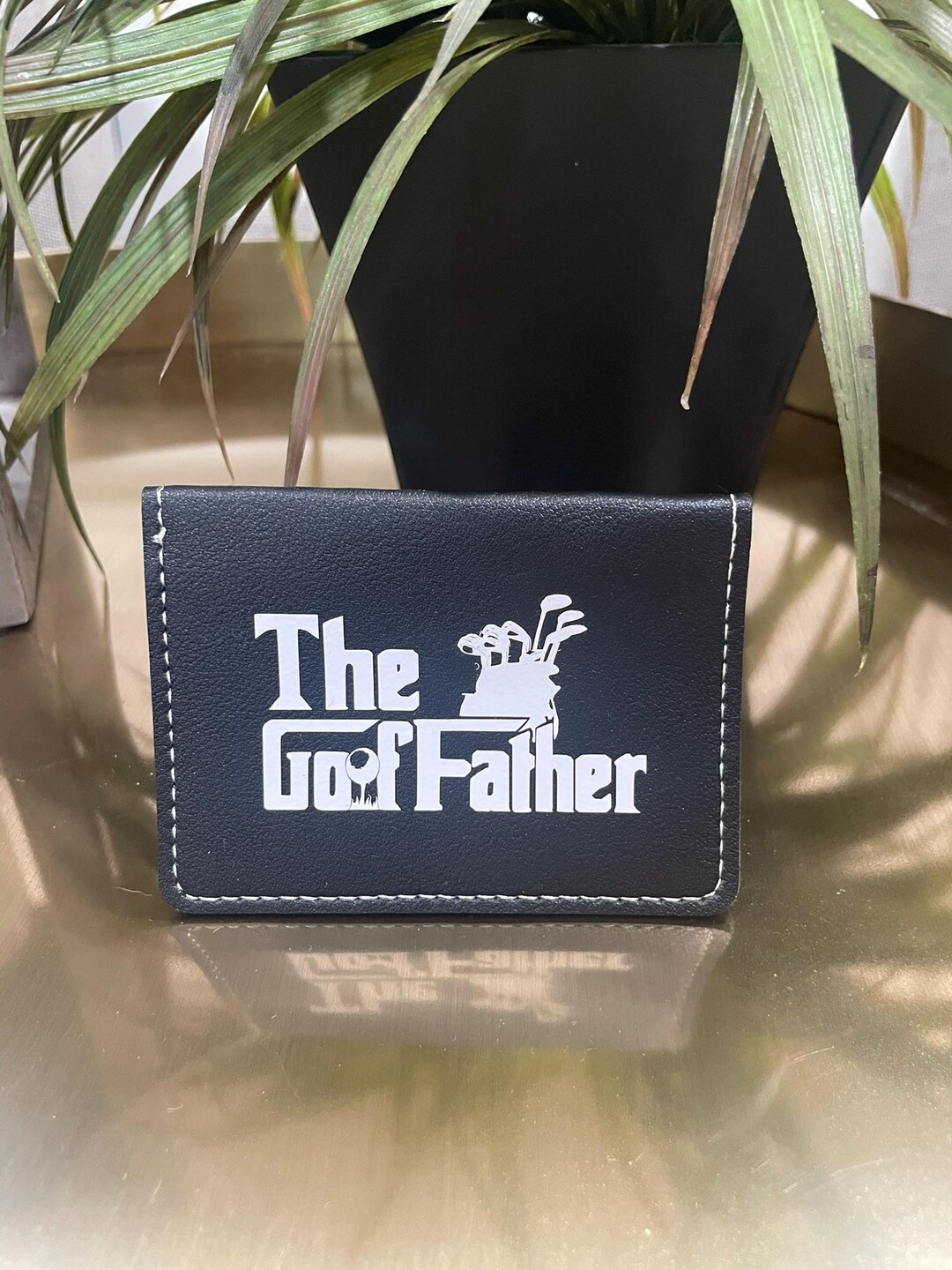 The Golffather Card Holder |gift Card Holder | Wallet | Personalized ...