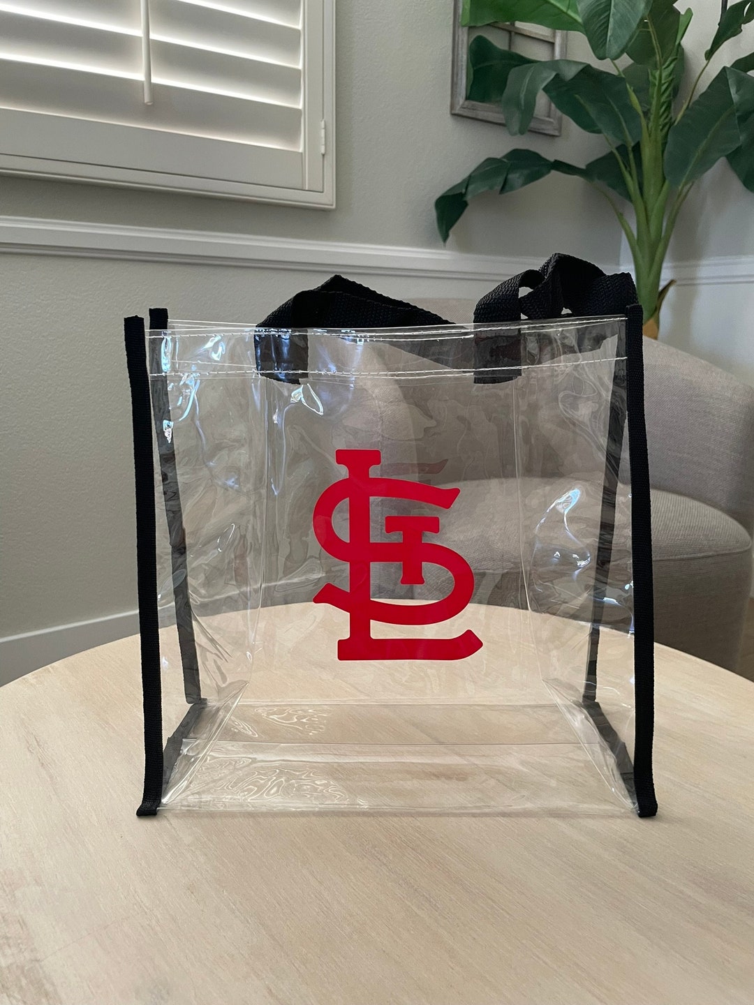 St. Louis Baseball Tote Bag With Straps Stadium Approved Team Tote ...