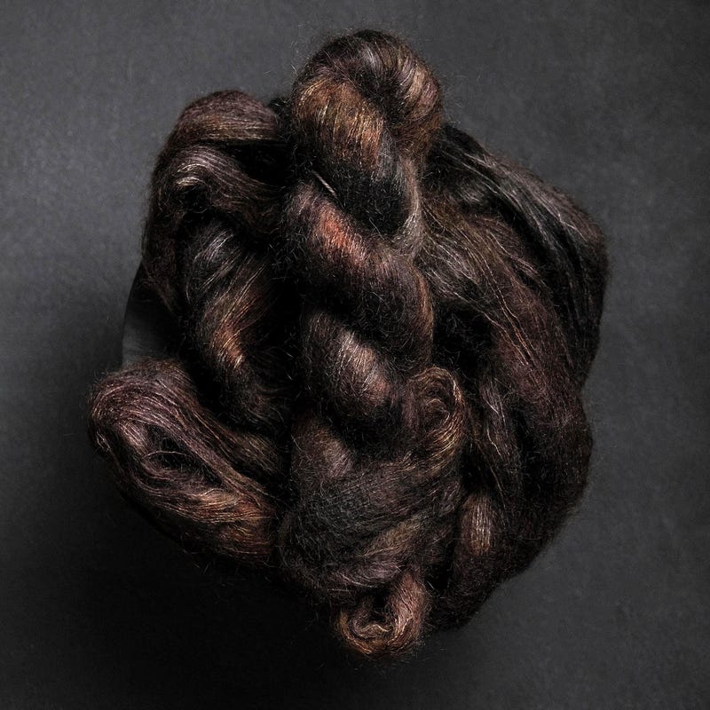 Suri Silk Yarn Hand Dyed - Etsy