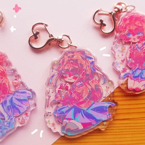 Doki Doki Literature Club 2 Acrylic Keychain Charms | Etsy