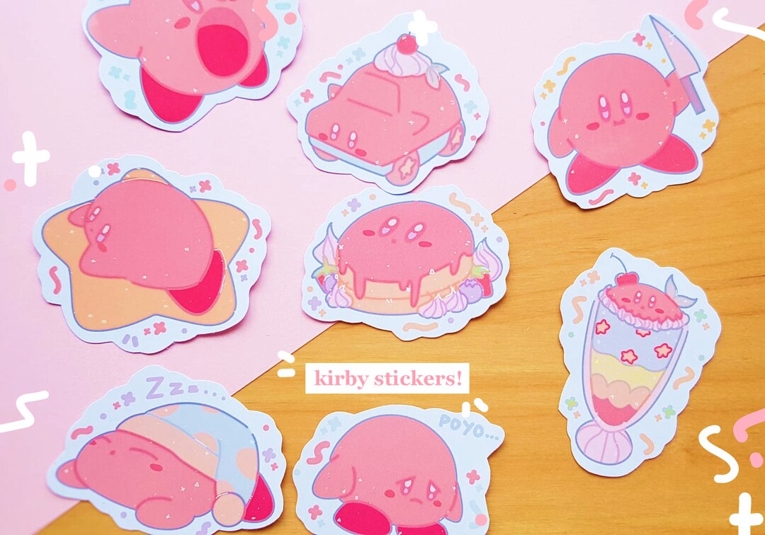 Kirby Sticker Set - Cute Meme Stickers - Planner/bullet Journal ...