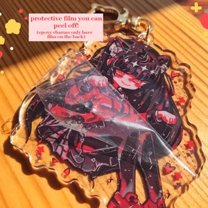Doki Doki Literature Club Acrylic Charms - 3" Acrylic Keychains With ...
