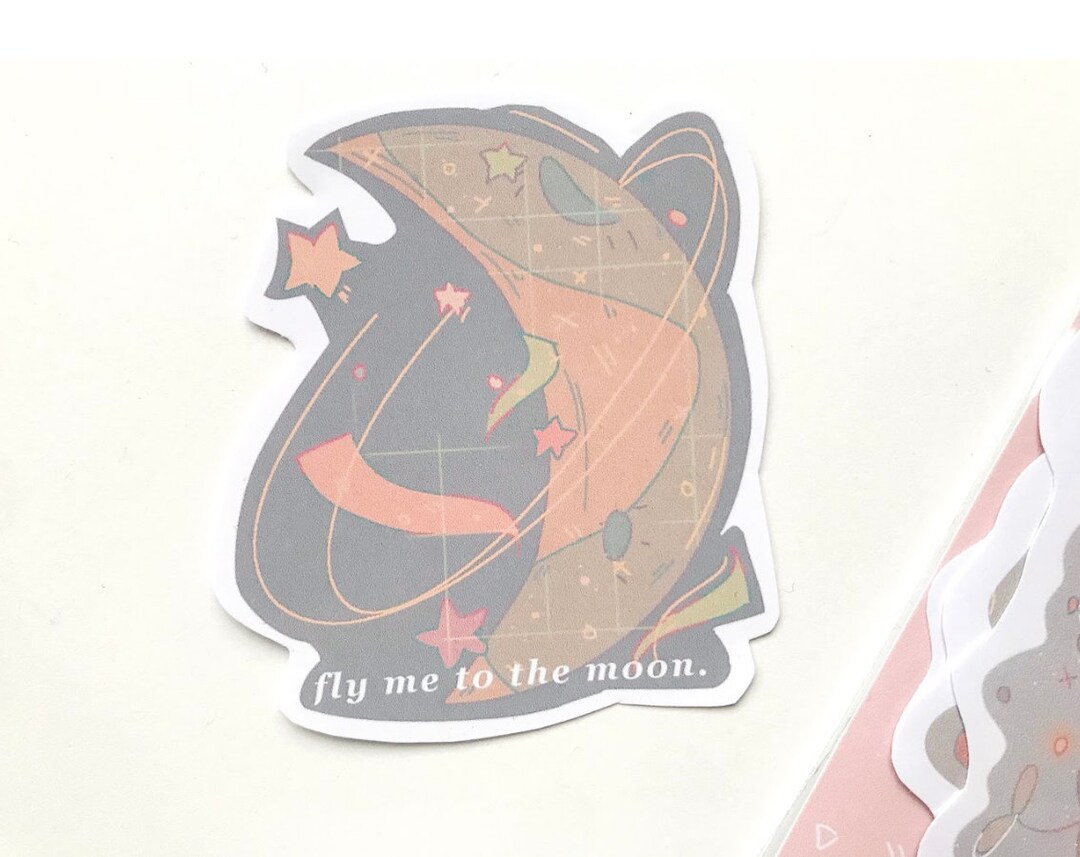 CLEARANCE Fly Me to the Moon Inspired Stickers Planner/bullet Journal ...