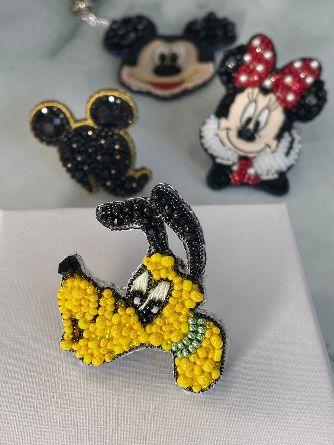 Beaded Dog Brooch, Cartoon Character Brooch, Gift for Kids - Etsy