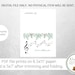 Music Greeting Card, Teacher Music Student Gift Printable Card, Music ...