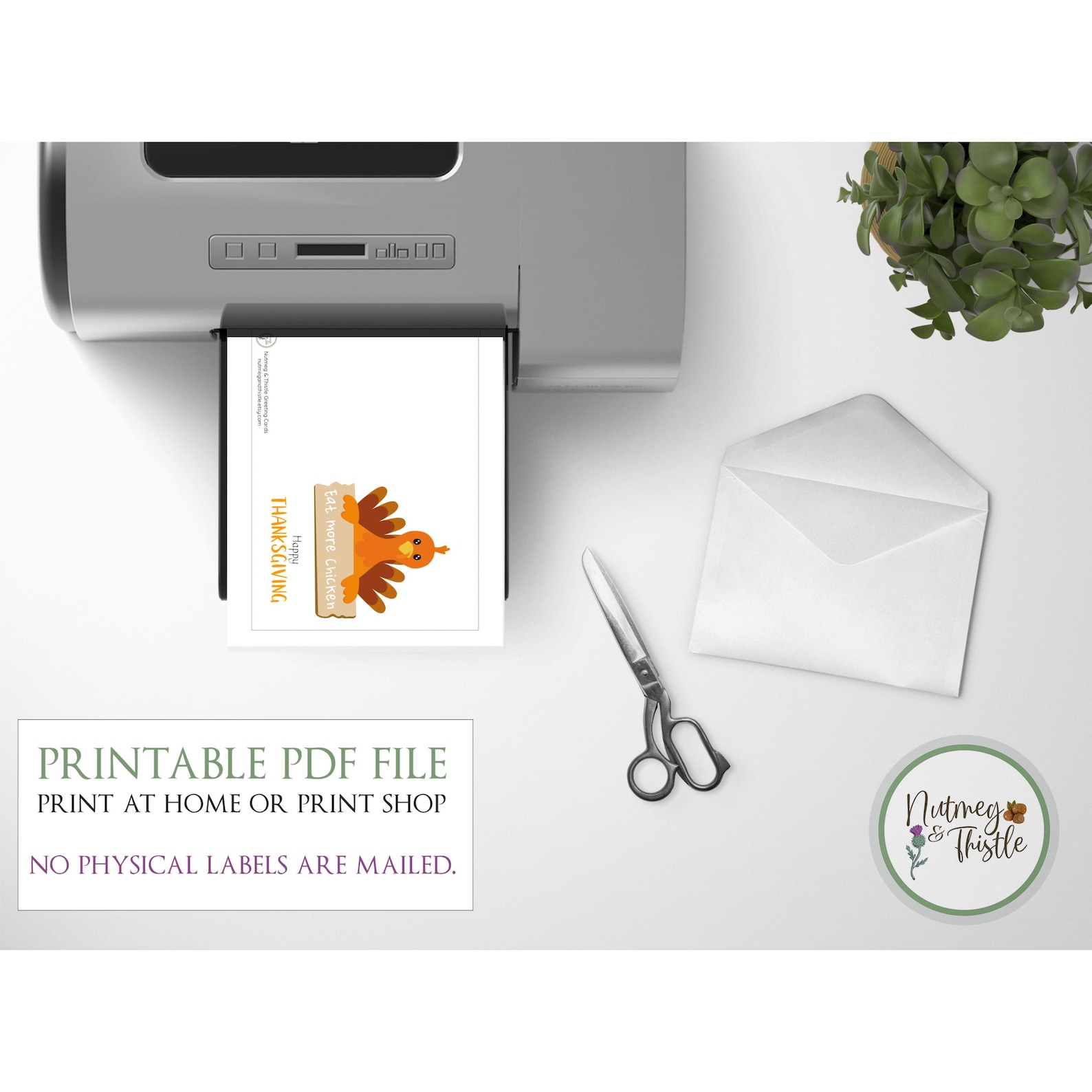 Funny Thanksgiving Card, Turkey Happy Thanksgiving Day Holiday Card for ...