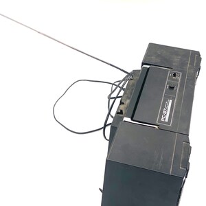 Vintage JVC PC-37 Working Portable Black Boombox / Radio / Tape Player ...