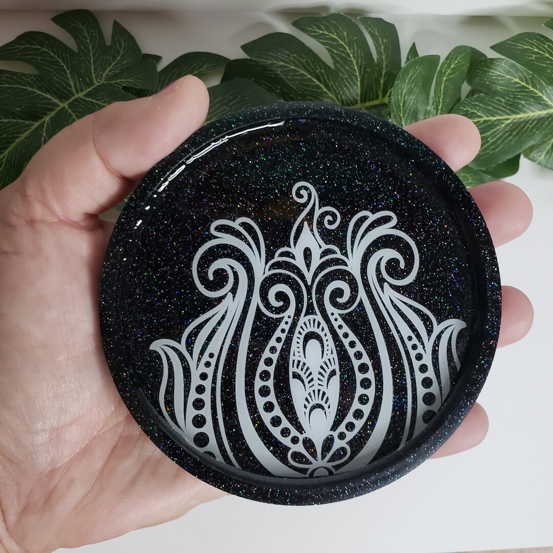 Mandala Art Ring Dish Yoga Gift Symmetrical Art Jewelry - Etsy UK