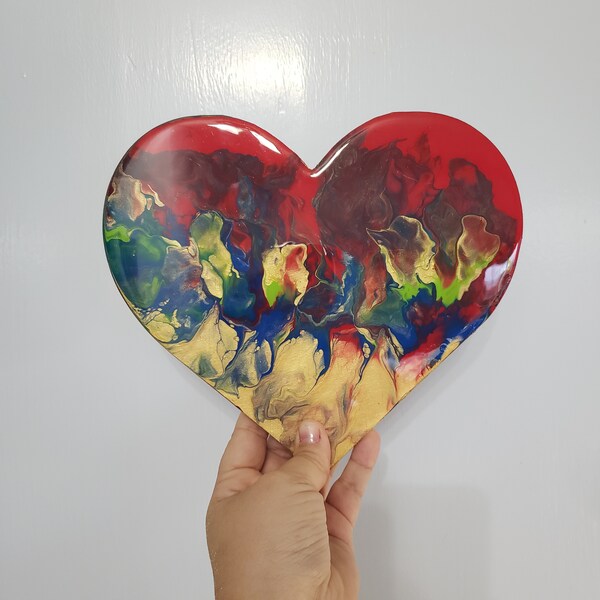 Abstract Heart Art - Etsy