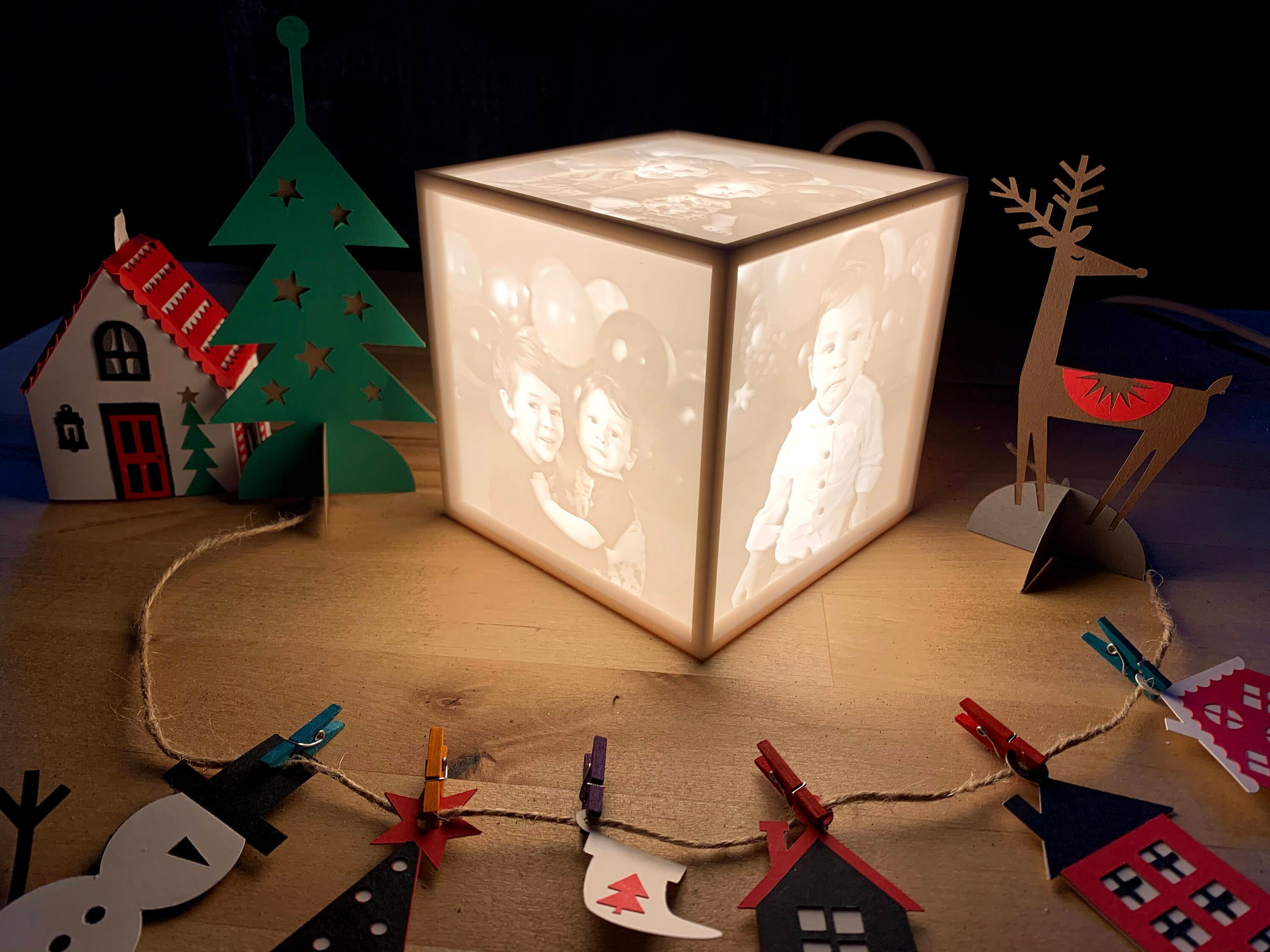 Lithophane Lightbox Great Personalized Gift with Your Photos | Etsy