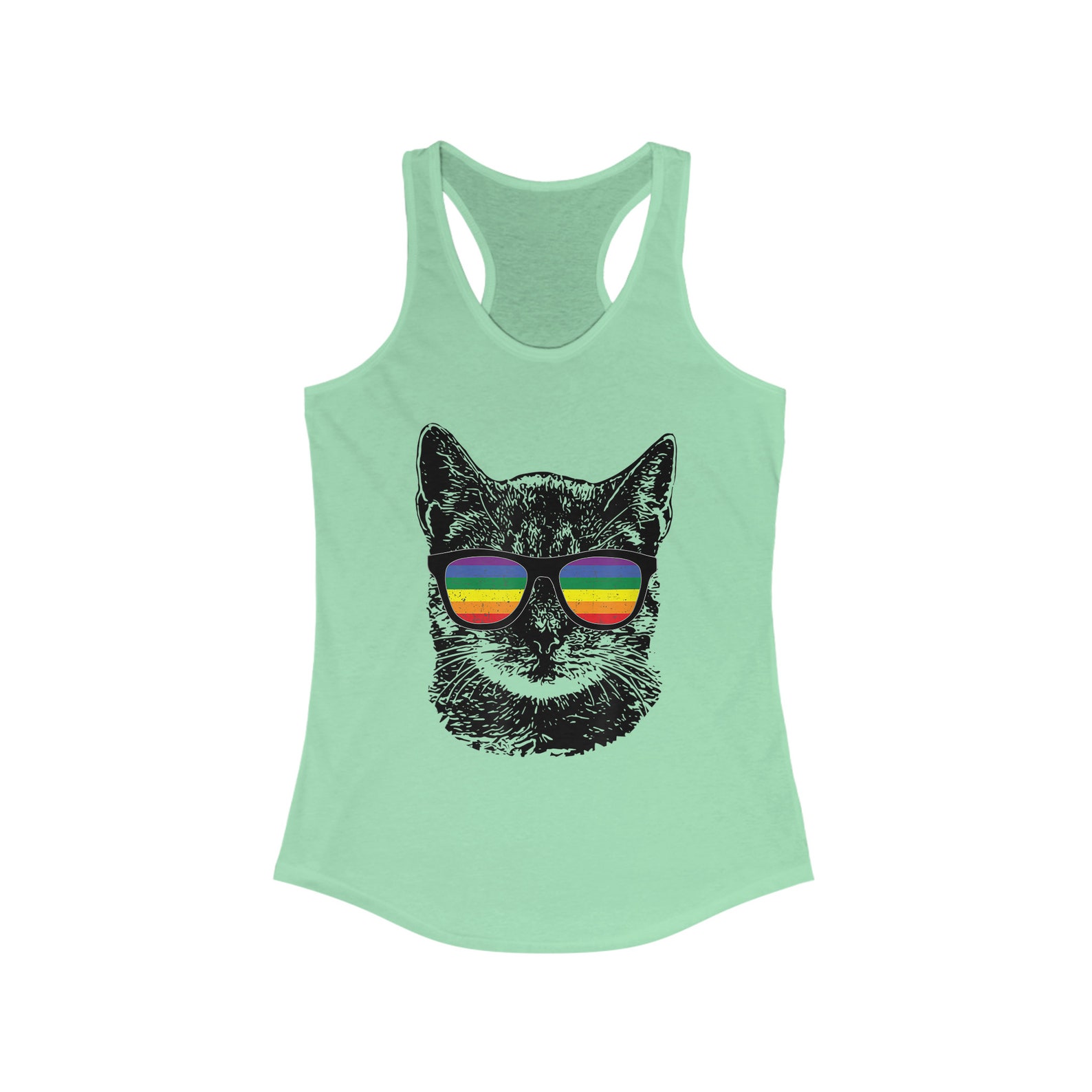 Pride Racerback Tank Top Pride Tank Top Lgbtq Tank Top Purride Tank