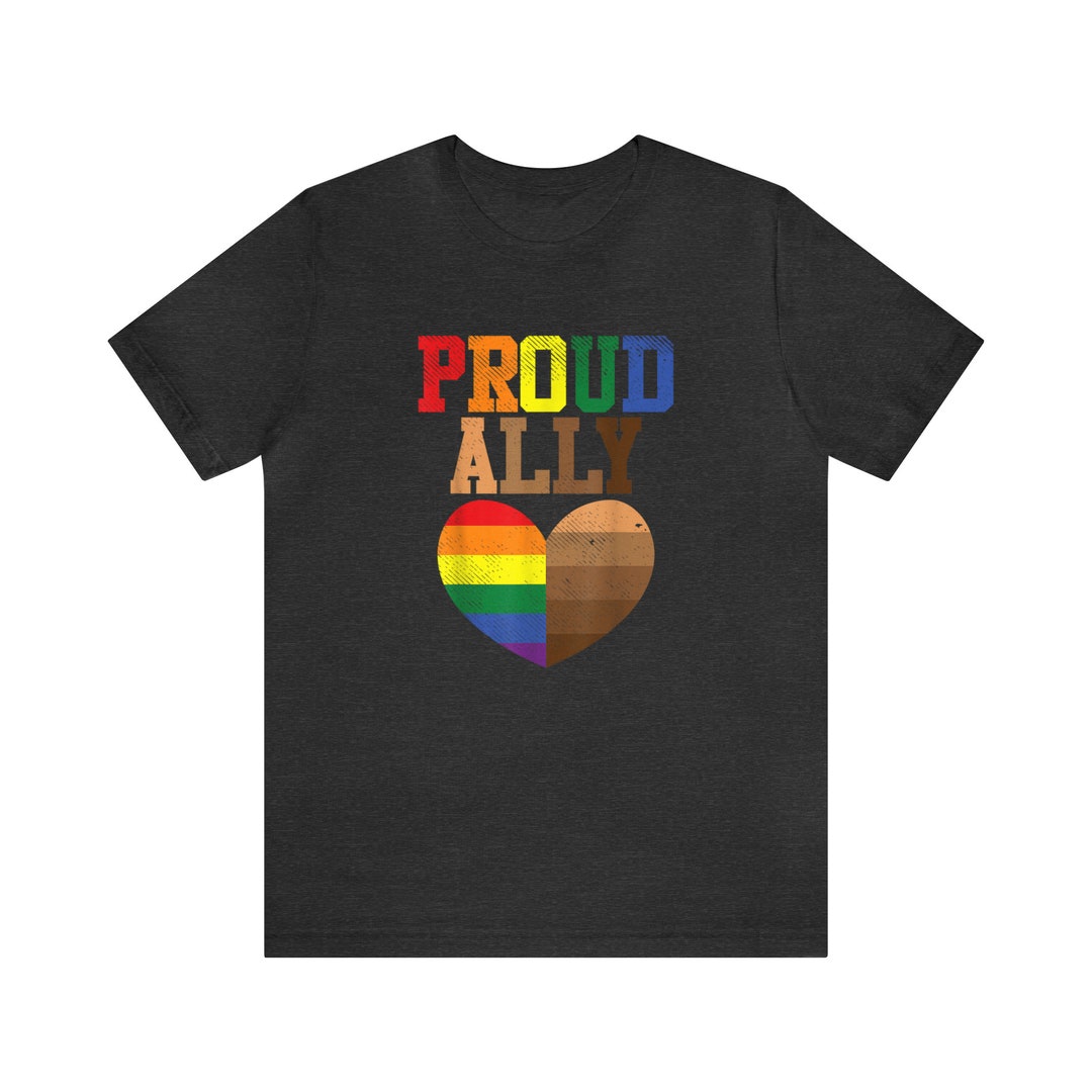 Proud Ally T-shirt, Pride T-shirt, LGBTQ T-shirt, Equality T-shirt - Etsy