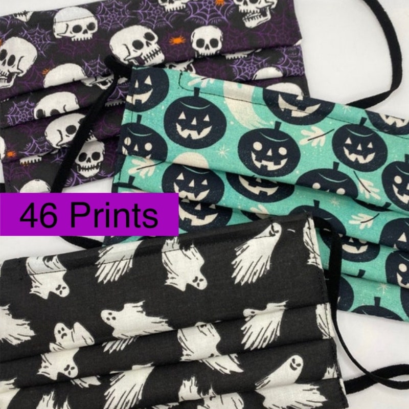 Halloween Face Mask - Etsy