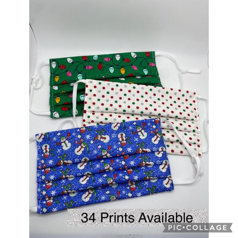 Christmas Face Masks - Etsy