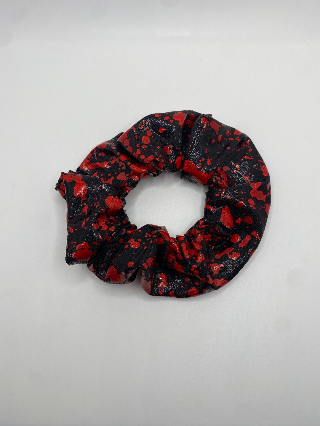 Blood Splatter Scrunchie | Horror Scrunchie | Halloween Scrunchie ...