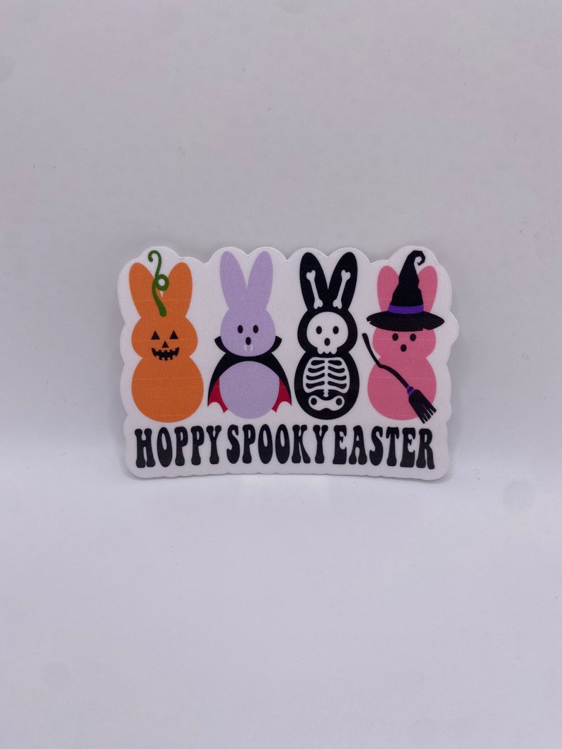 Spooky Easter Sticker Hoppy Spooky Easter Spooky Easter | Etsy