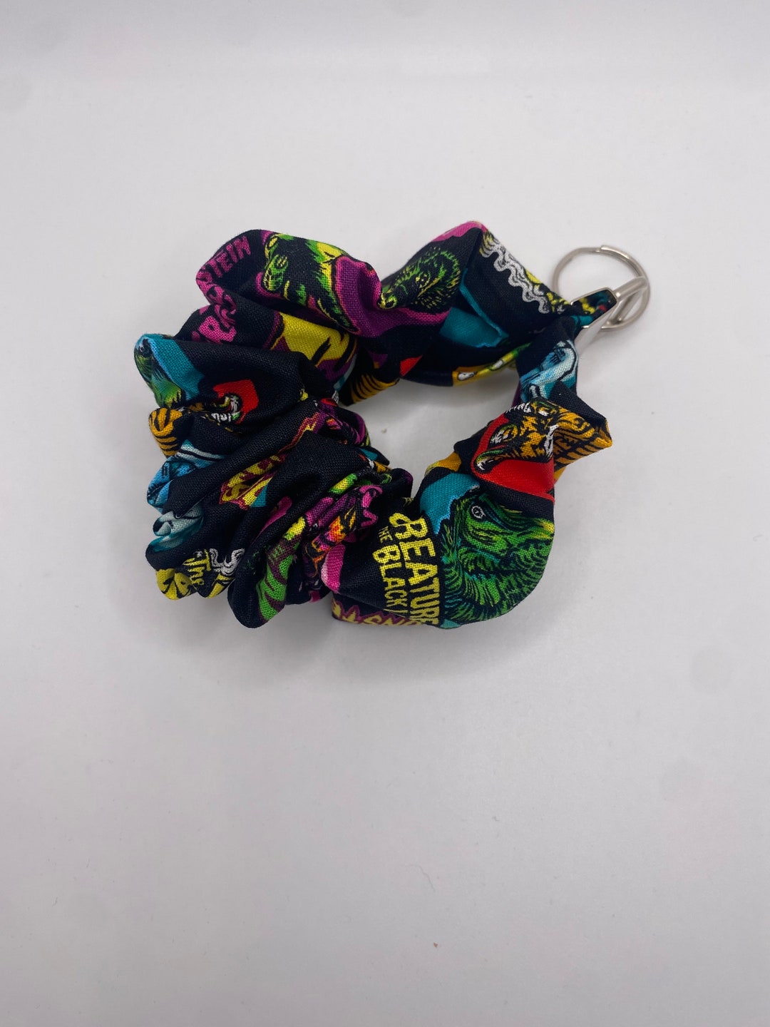 Halloween Monster Movies Halloween Scrunchie Keychain Halloween ...