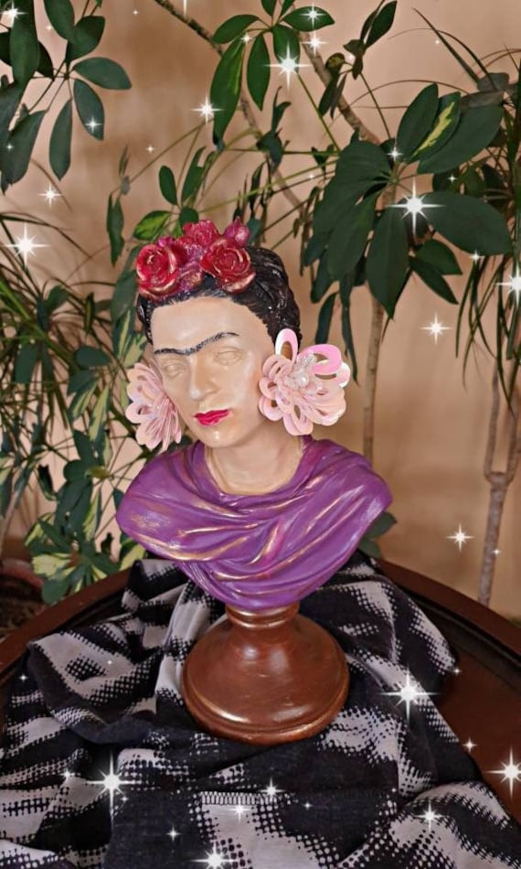 Unique Frida Kahlo Sculpturemodern Frida Statue Busteclectic - Etsy