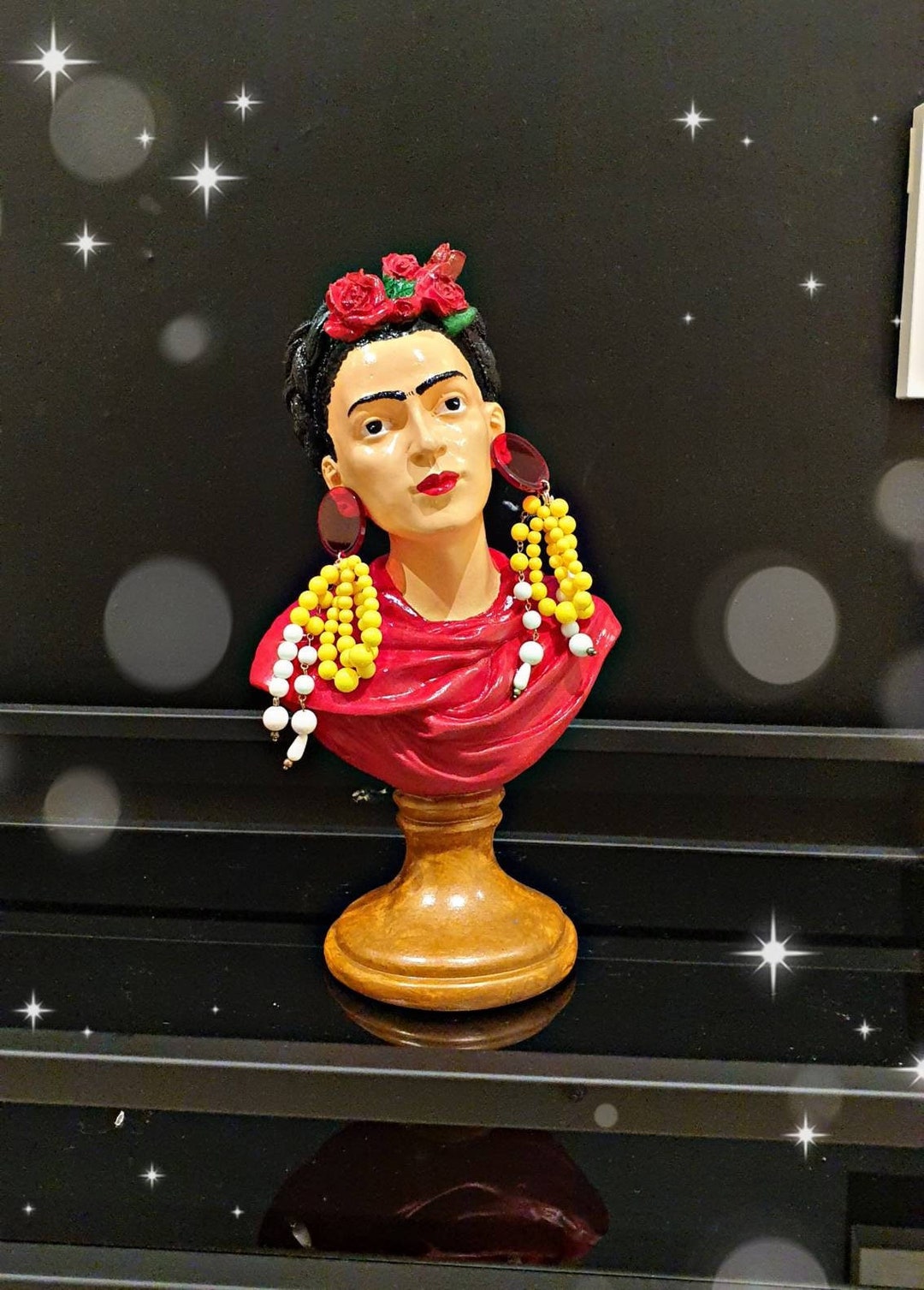 Unique Frida Kahlo Sculpture,modern Frida Statue Bust,unique Pop Art ...