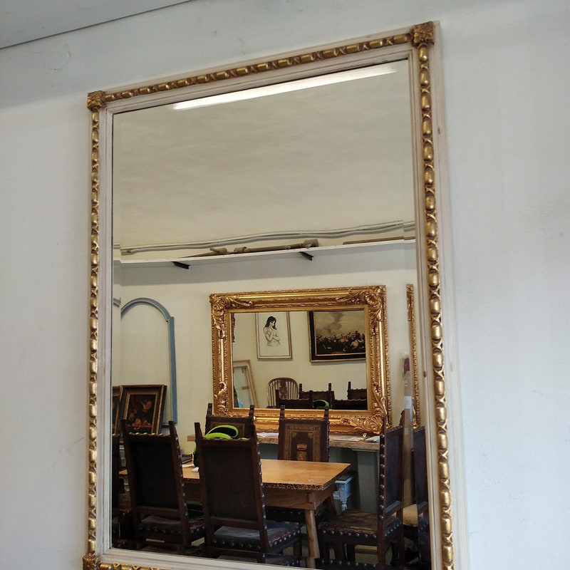 Large Vintage Mirror - Etsy UK